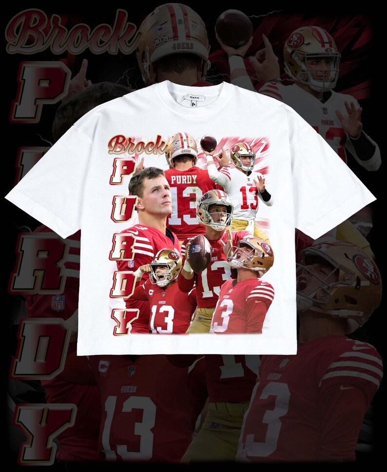 Brock Purdy T Shirt Design PNG Instant Download 300 Dpi - Etsy