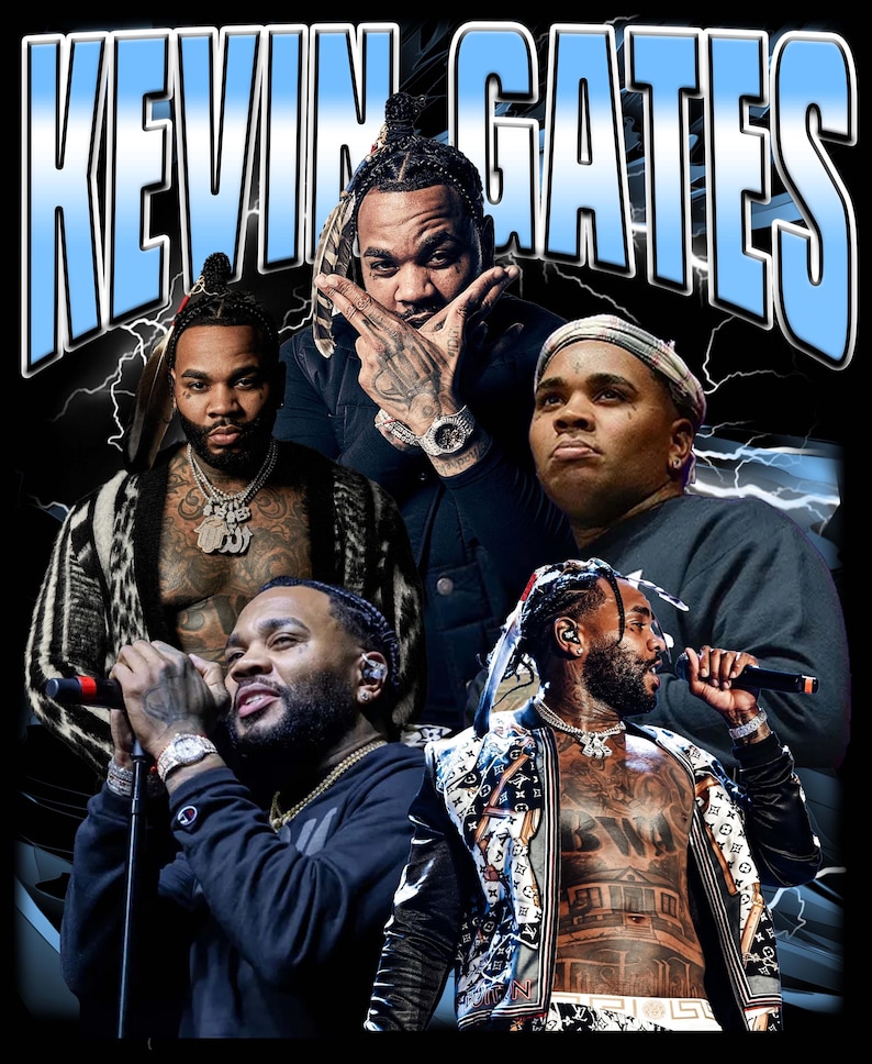 Kevin Gates T Shirt Design PNG Instant Download 300 Dpi - Etsy