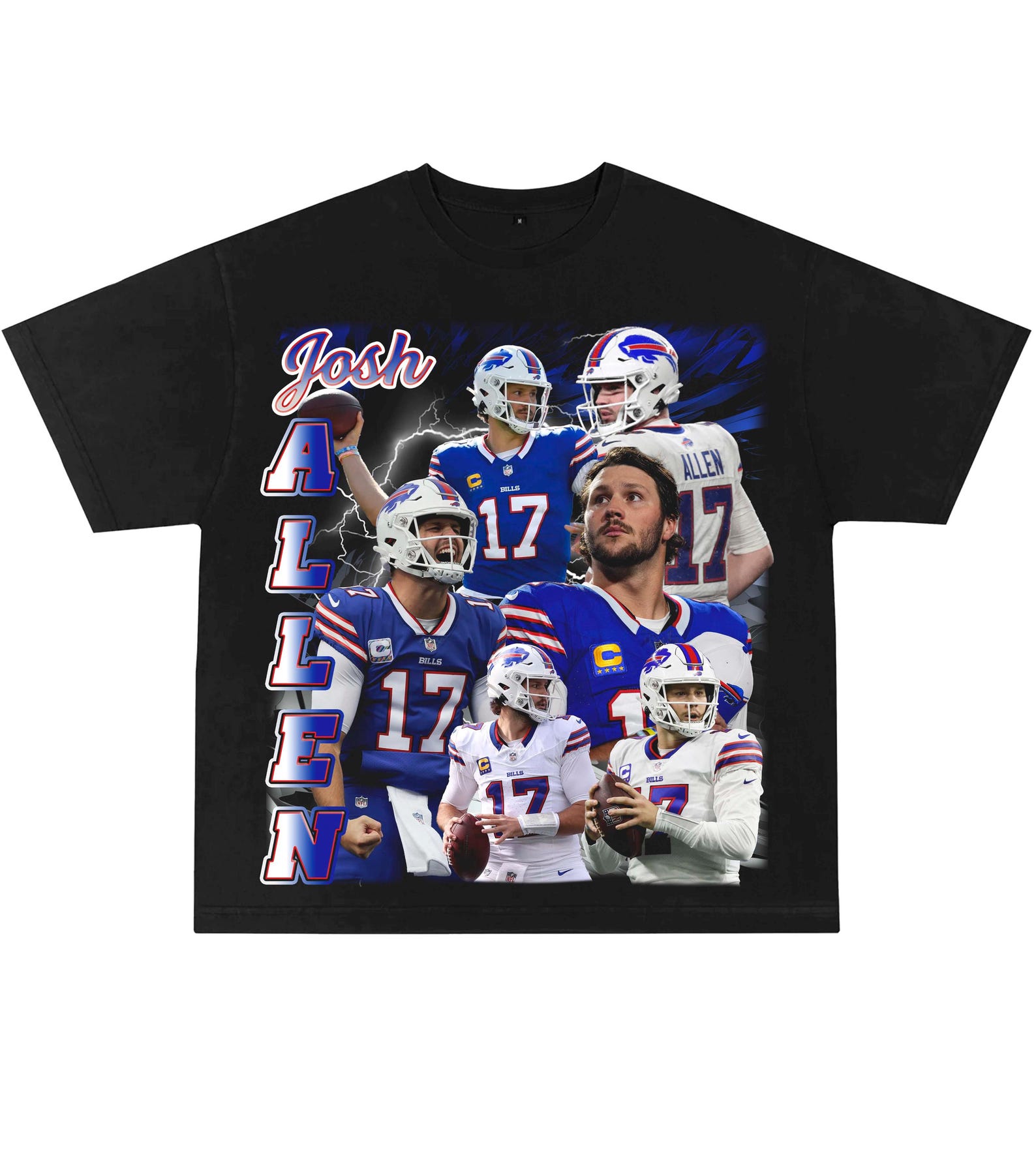 Ready to Print Josh Allen T Shirt Design PNG Instant Download 300 Dpi ...