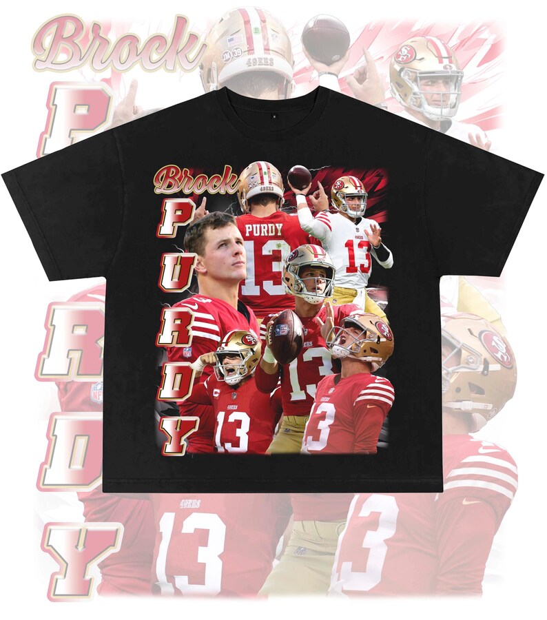 Brock Purdy T Shirt Design PNG Instant Download 300 Dpi - Etsy