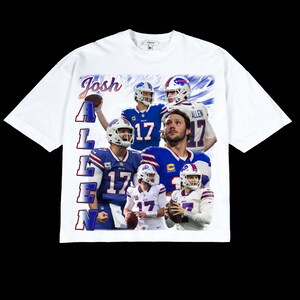 Ready to Print Josh Allen T Shirt Design PNG Instant Download 300 Dpi ...
