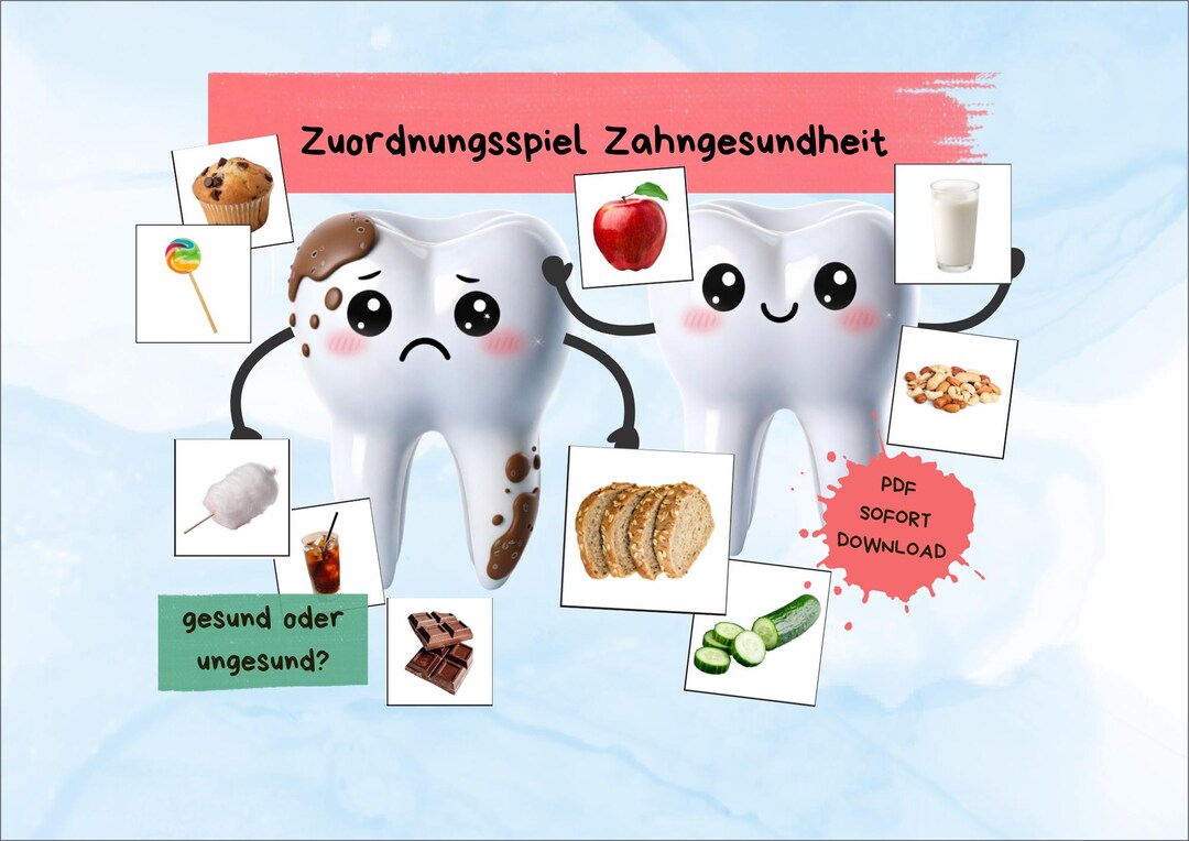 Tooth Game: Healthy or Unhealthy for Teeth | Learning About Dental ...