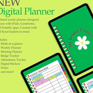 Scout Printable Planner Download 8.5x11 Troop Leader Organization Badge ...
