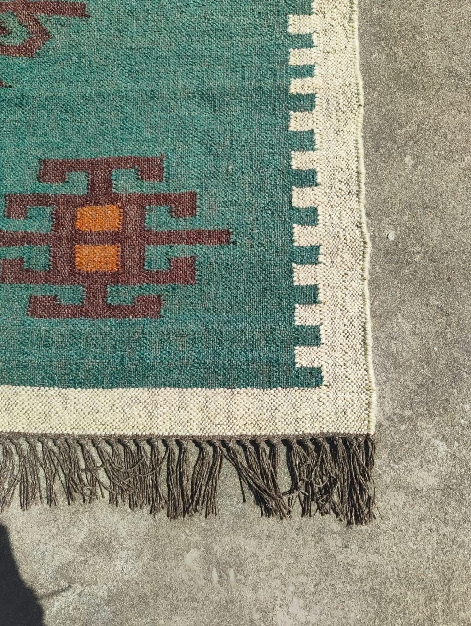 Handmade Navajo Kilim Rug, Aztec Rug, Accent Rug, Outdoor Rug/indoor ...