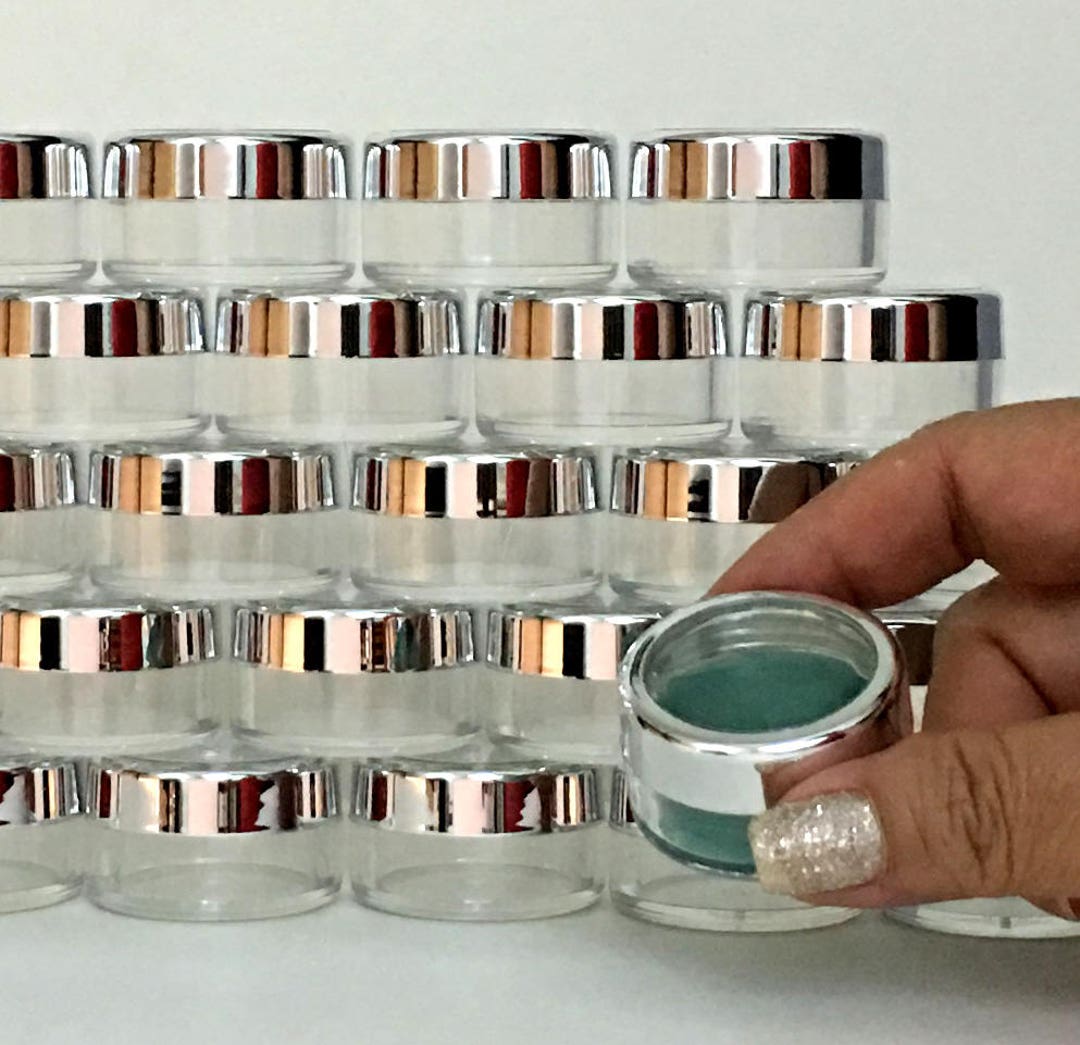 Beauty Lip Balm Containers Empty Small Plastic Cosmetic Eyeshadow Jars ...