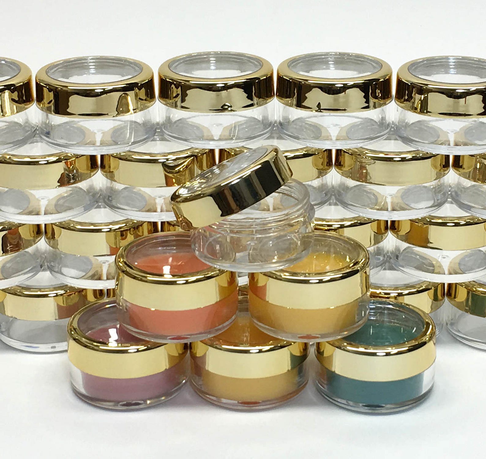 Beauty Lip Balm Eyeshadow Containers Empty Plastic Cosmetic - Etsy