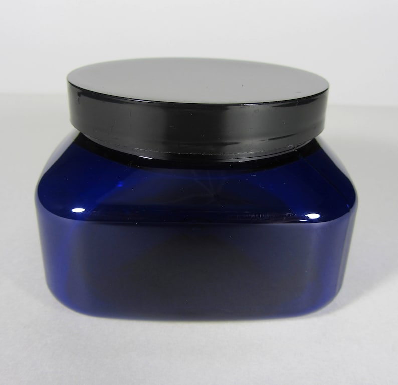 Tamper Proof Cosmetic Jars Square Beauty Containers 8 Oz 240 Ml Black ...