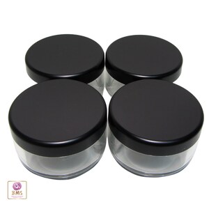 Cosmetic Jars Clear Plastic Beauty Face & Body Powder Containers 30 ...