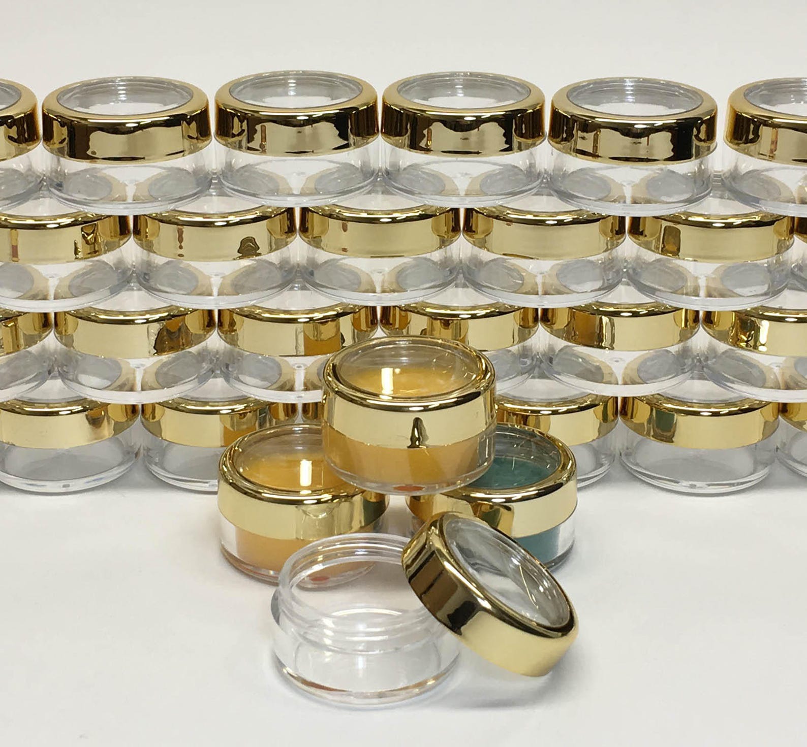 Beauty Lip Balm Eyeshadow Containers Empty Plastic Small Cosmetic ...