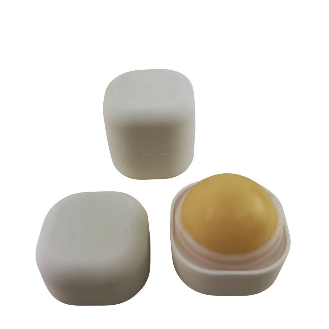 Square Lip Balm Ball Empty Plastic Beauty Containers • Lip Balm Mold ...