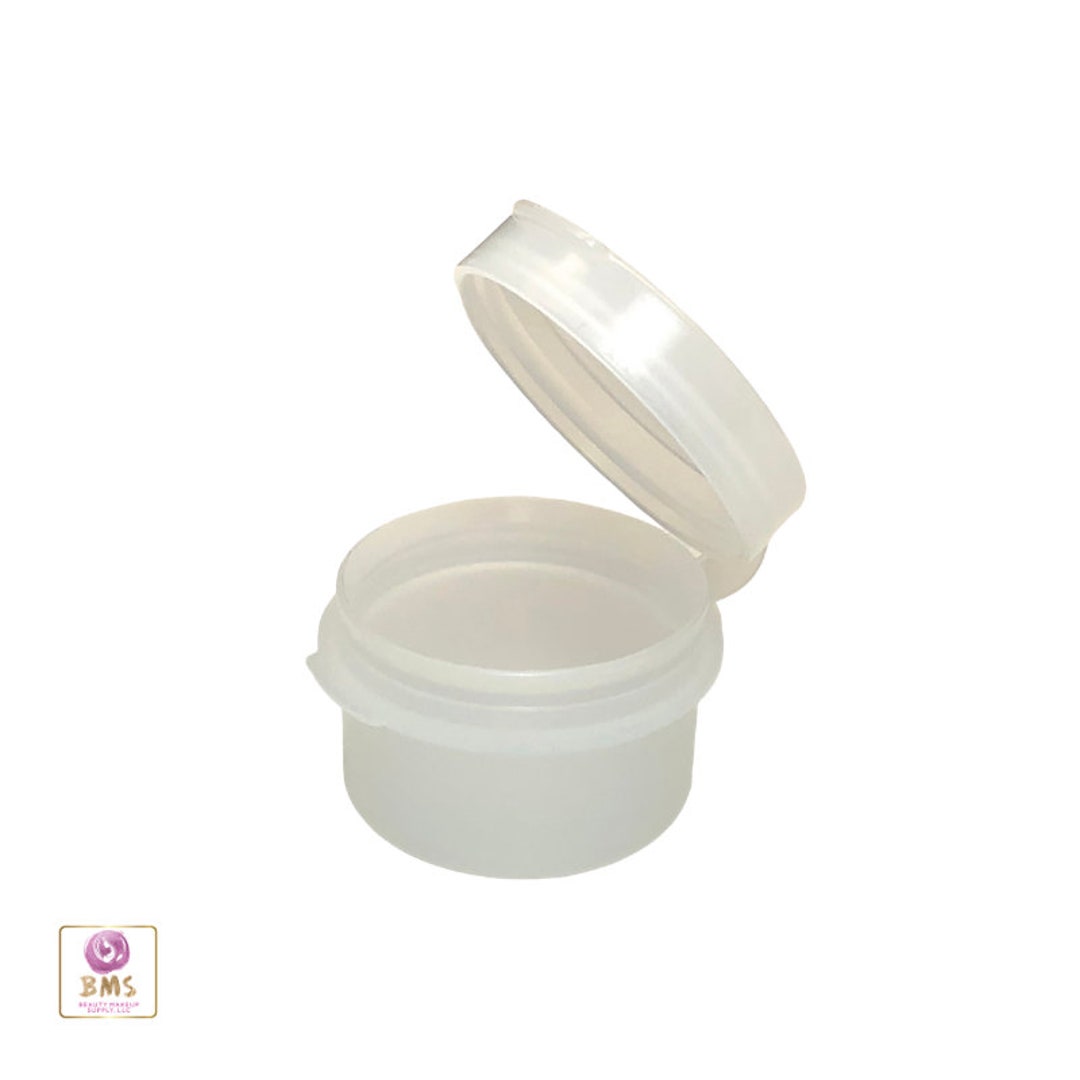 Cosmetic Jars Makeup Hinge Lid Containers DIY Cosmetic Lip Balm Craft ...