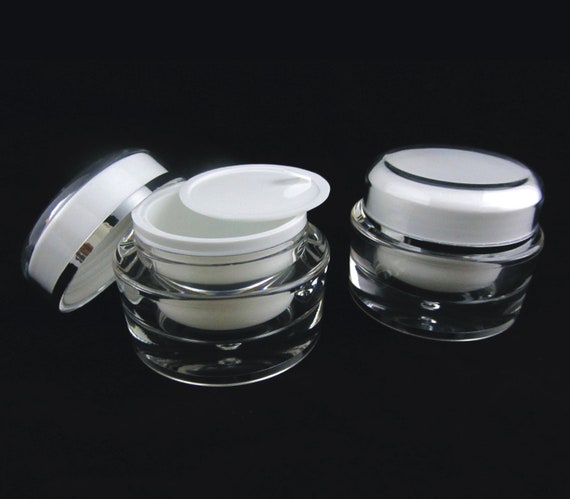 Acrylic Cosmetic Cream Jar Elegant Beauty Skincare Containers - Etsy