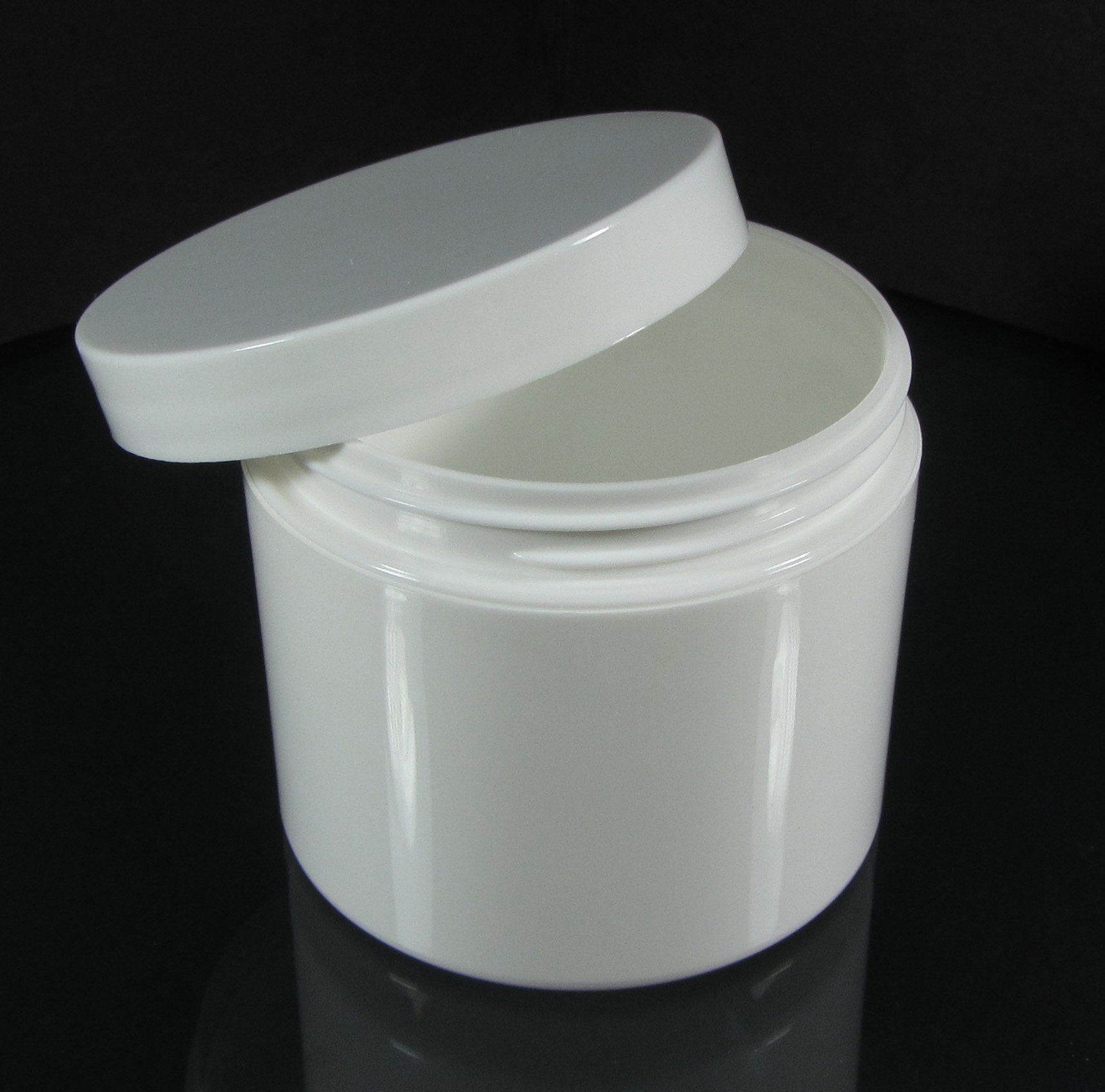 Beauty Containers Double Wall White Cosmetic Jars 4 Oz. 120 Ml - Etsy