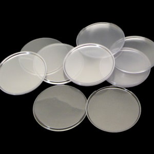 Cosmetic Jar Disc Liner White Plastic Container Sealer for 70mm Jars ...