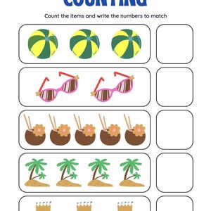 Counting Numbers - Etsy