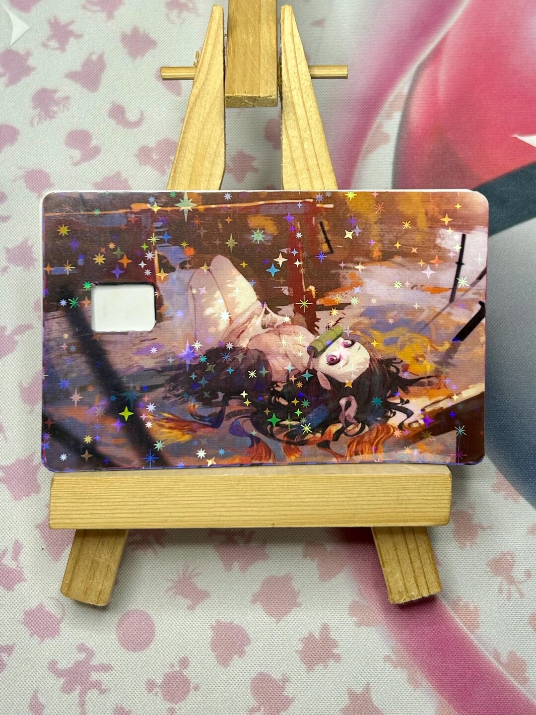 Nezuko Card Vinyl Sticker || Demon Slayer - Etsy