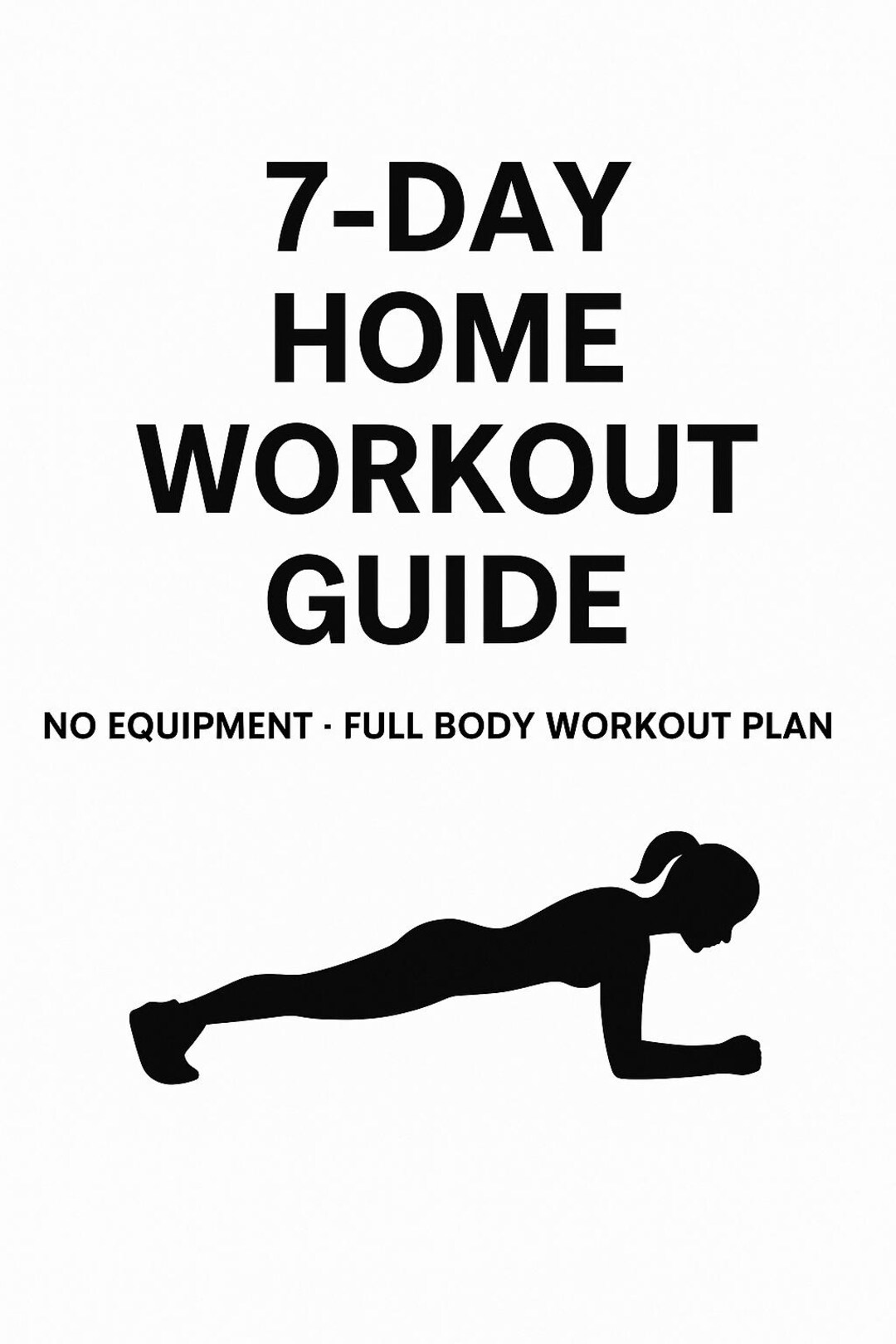 7-day Home Workout Guide – No Equipment, Printable Fitness Planner ...