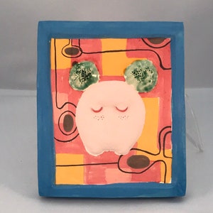 Decorative Atomic Mod Monster Wall Tile Decorative Ceramic Tile, Wall ...