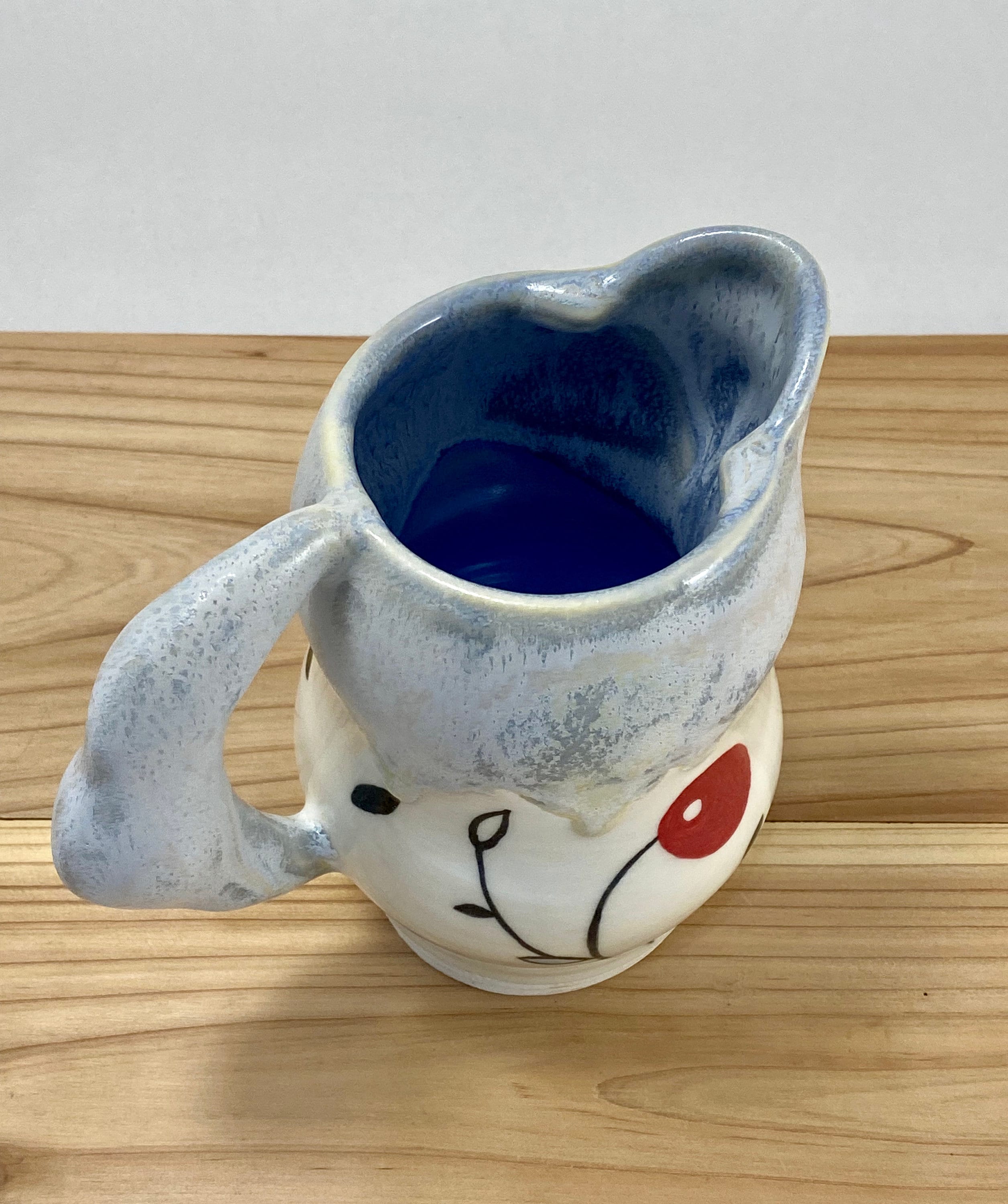 Handcrafted Floral Ceramic Pitcher: Unique Pottery Water Jug - Etsy