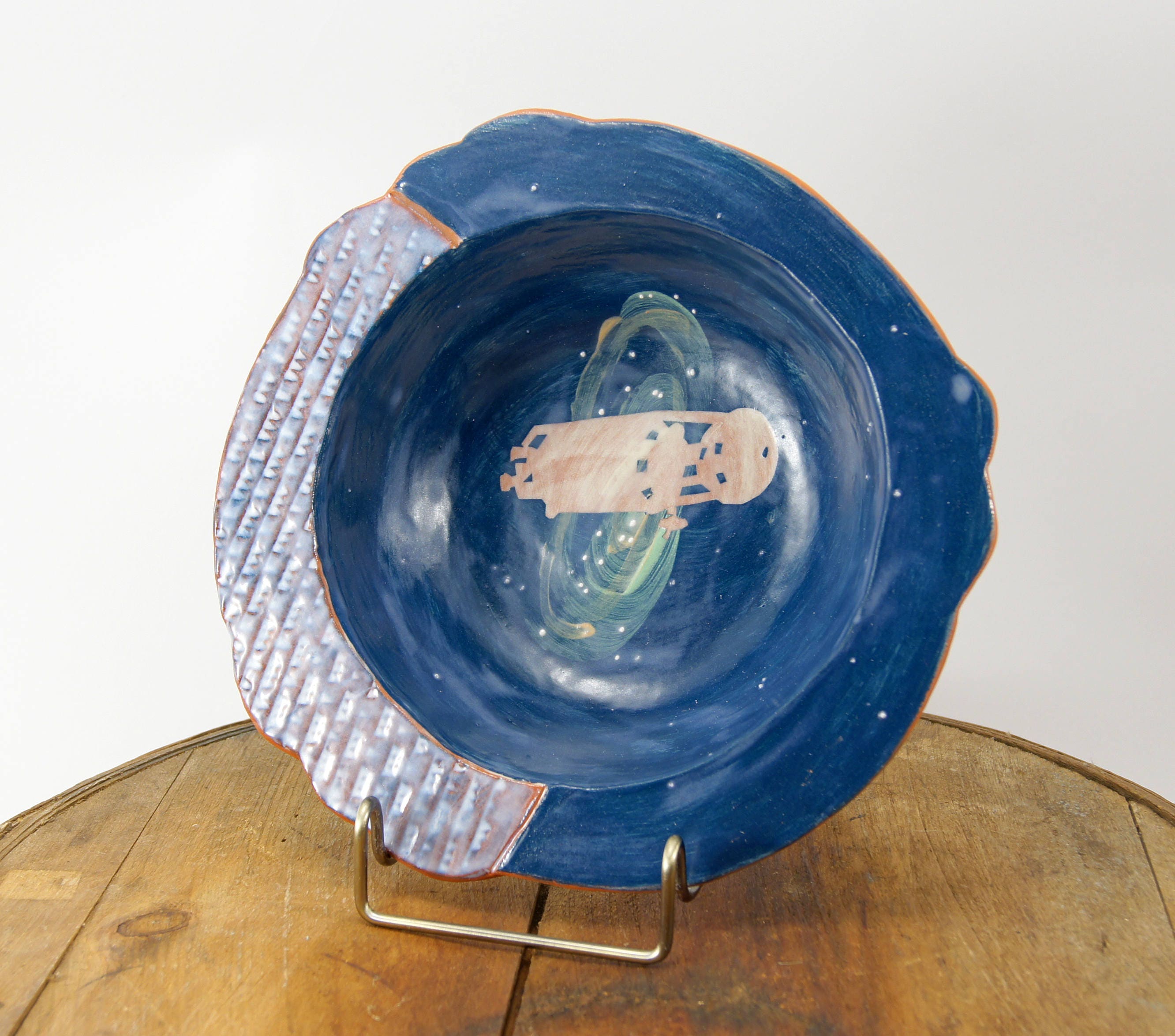 Spaceship Dinnerware Soup Bowl, Handmade Salad Bowl, Pottery Salad Bowl ...