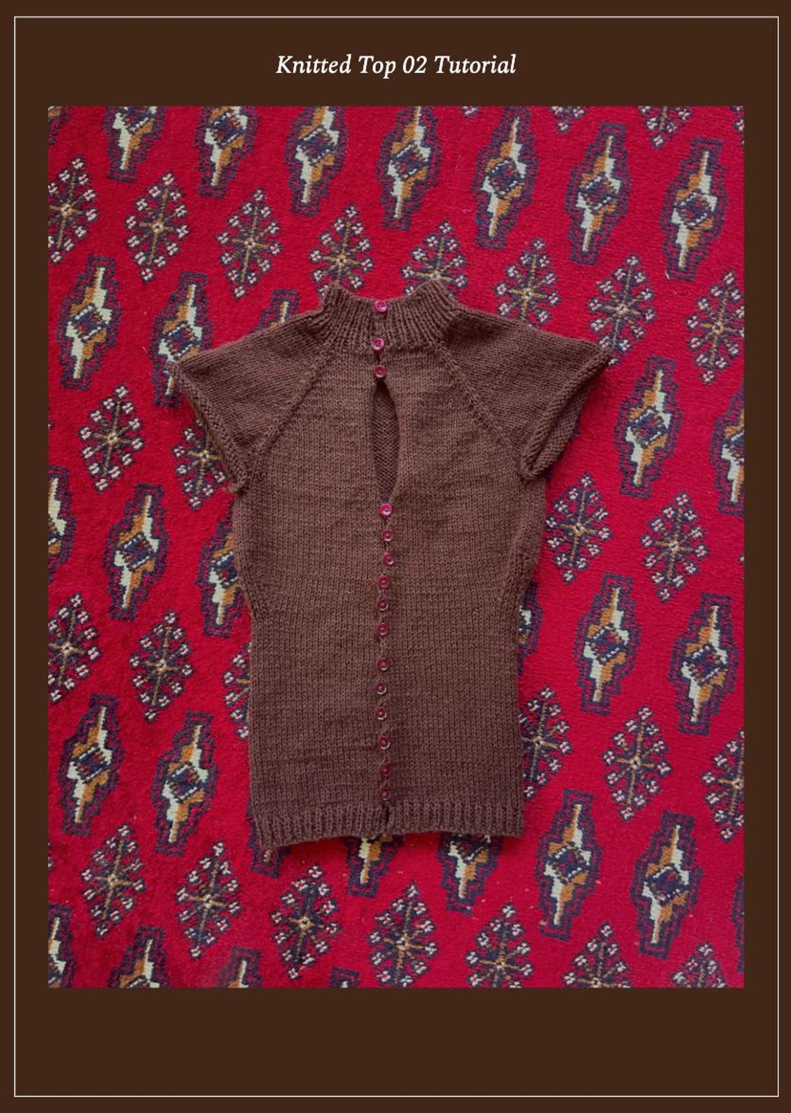 Knitted Top Tutorial: Beginner/intermediate Knitting Tutorial - Etsy