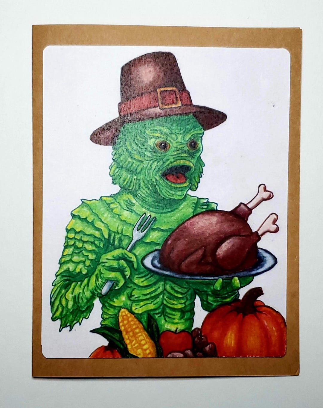 Creature From the Black Lagoon Inspired Thanksgiving Hollow-day ...