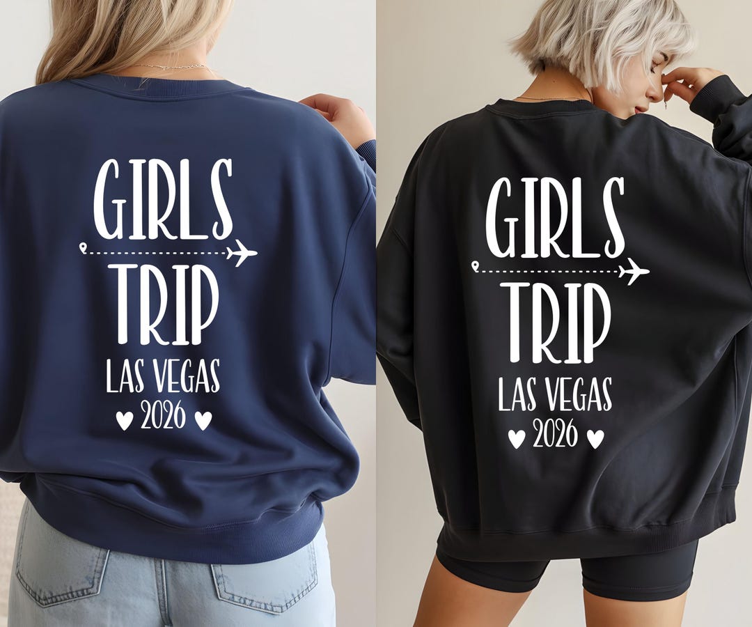Girls Trip 2026, Girls Weekend Matching Shirts, Custom Destination ...