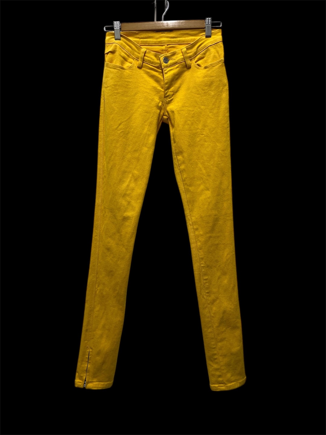 Vintage Ksubi Super Skinny Zipper Leg Yellow Denim Women W26/27 - Etsy
