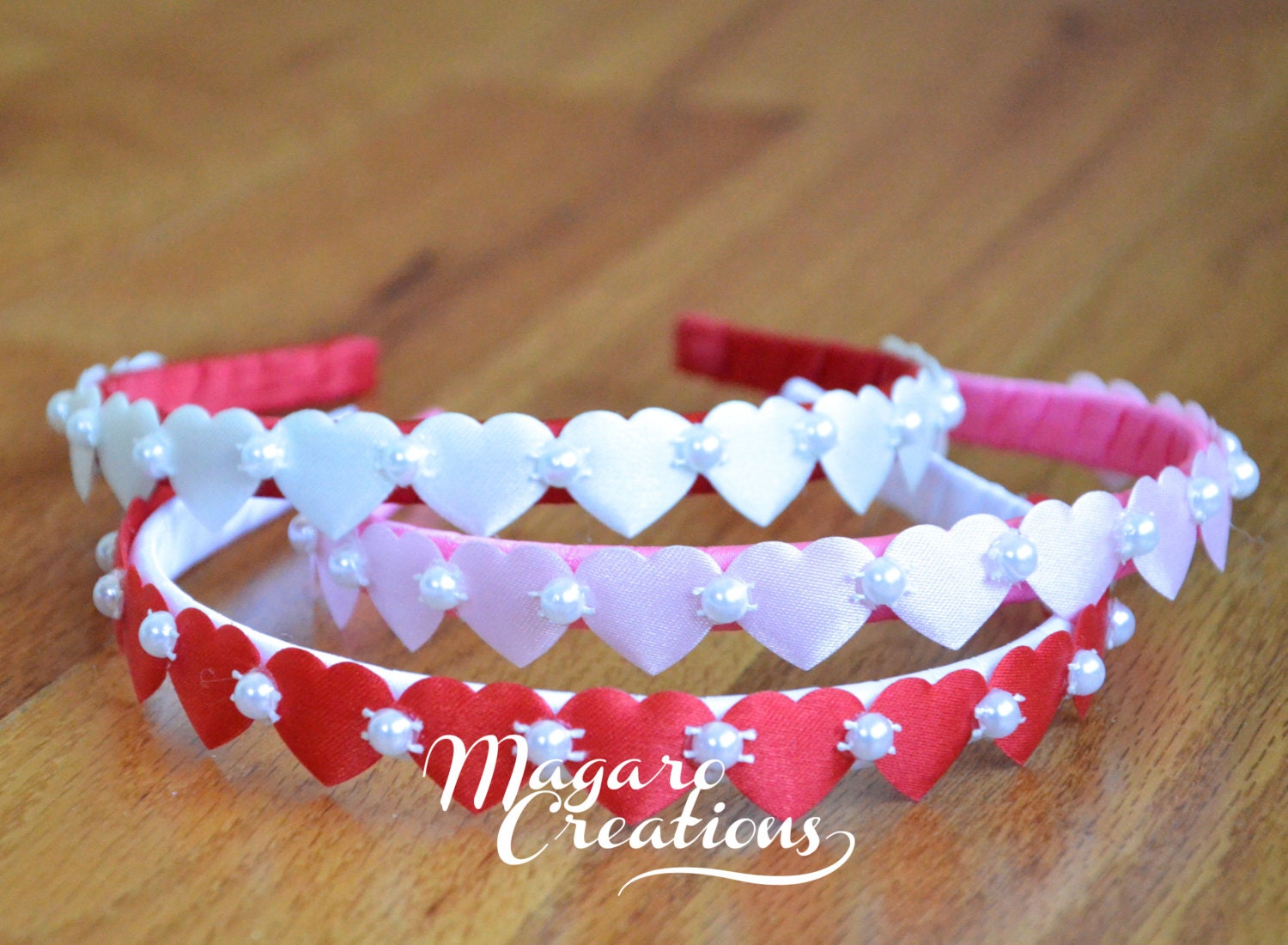 Girl Headbandvalentine's Day Headbandhearts - Etsy