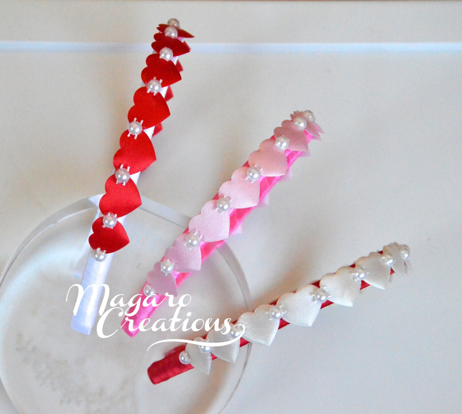 Girl Headbandvalentine's Day Headbandhearts - Etsy