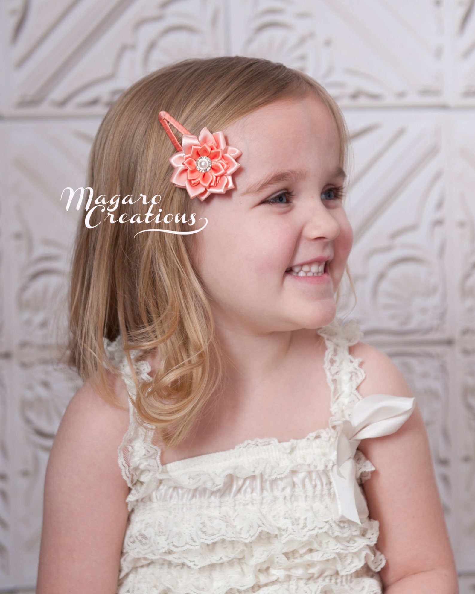 Girl Snap Clipskanzashihair Accessoriesflower Hair - Etsy