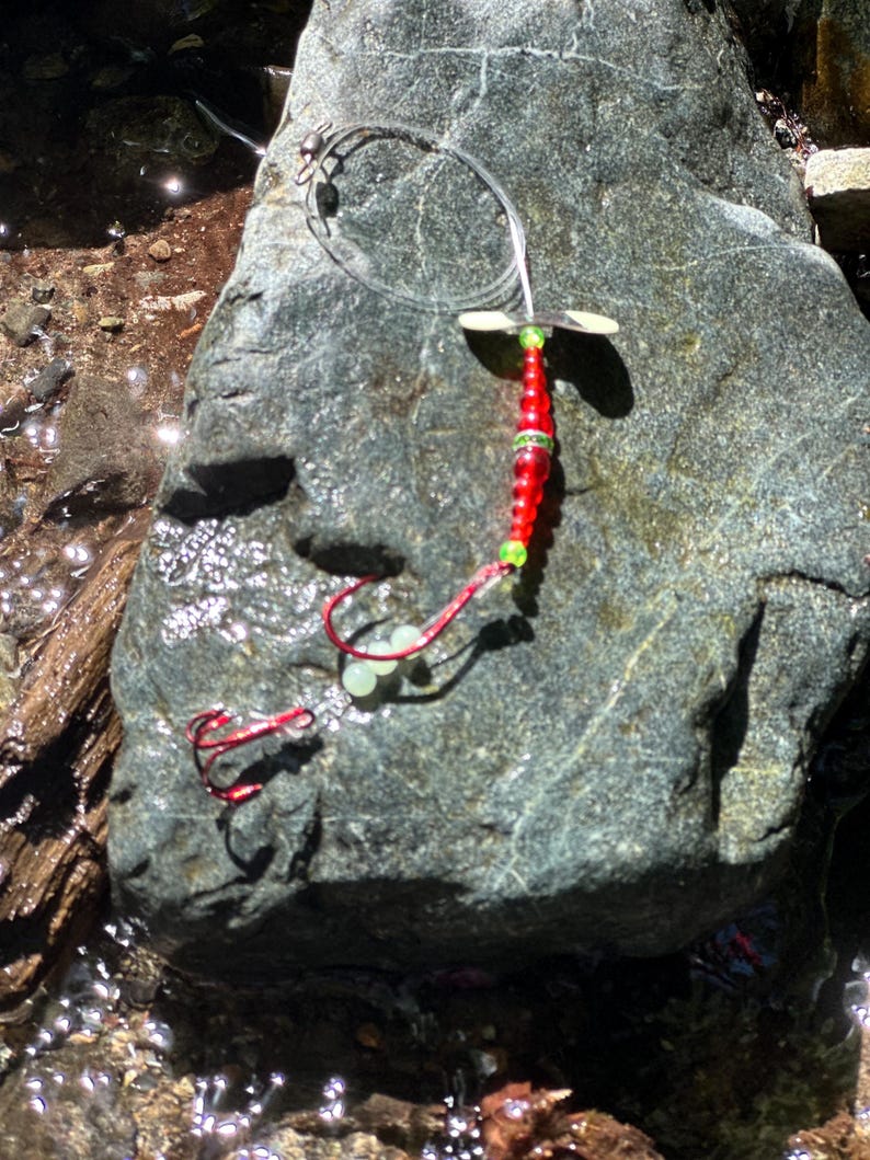 Pre-tied Sockeye Salmon Rig #1 - Etsy