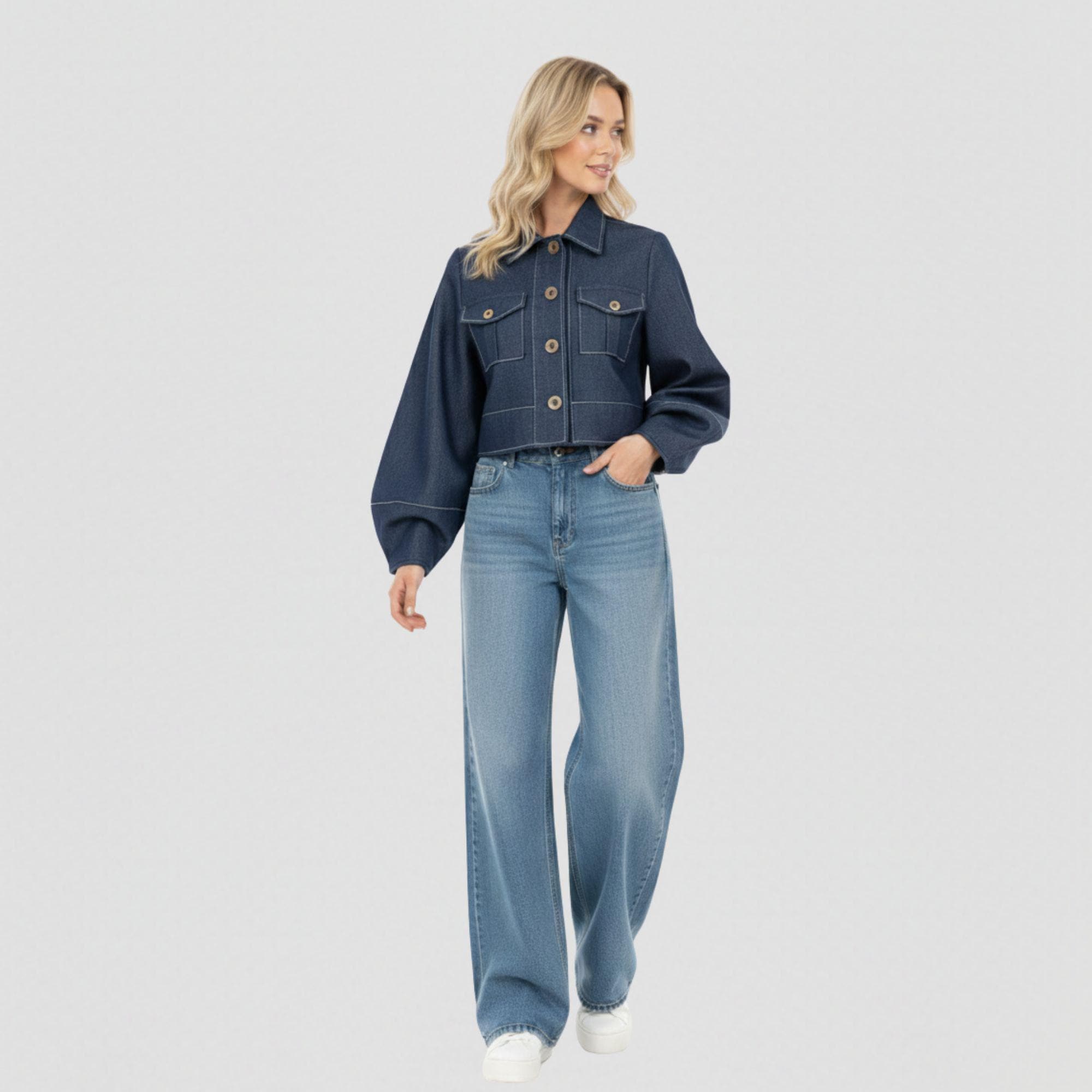 Nova Crop Jacket Sewing Pattern | Women's Sizes EU 44-50 (PDF + Video ...