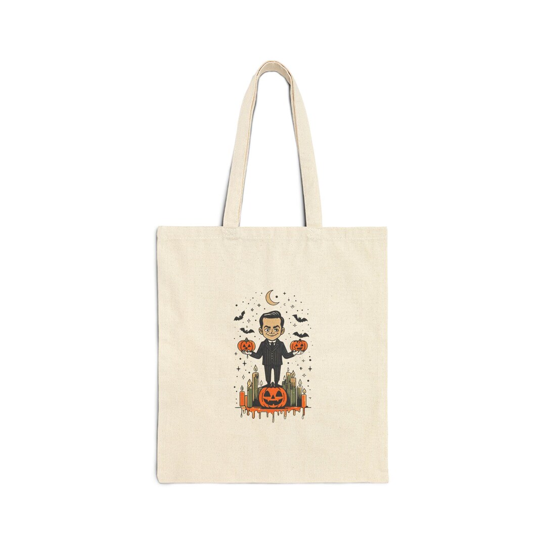 Gomez Addams Tote Bag | Addams Family | Halloween Tote Bag | Cotton ...