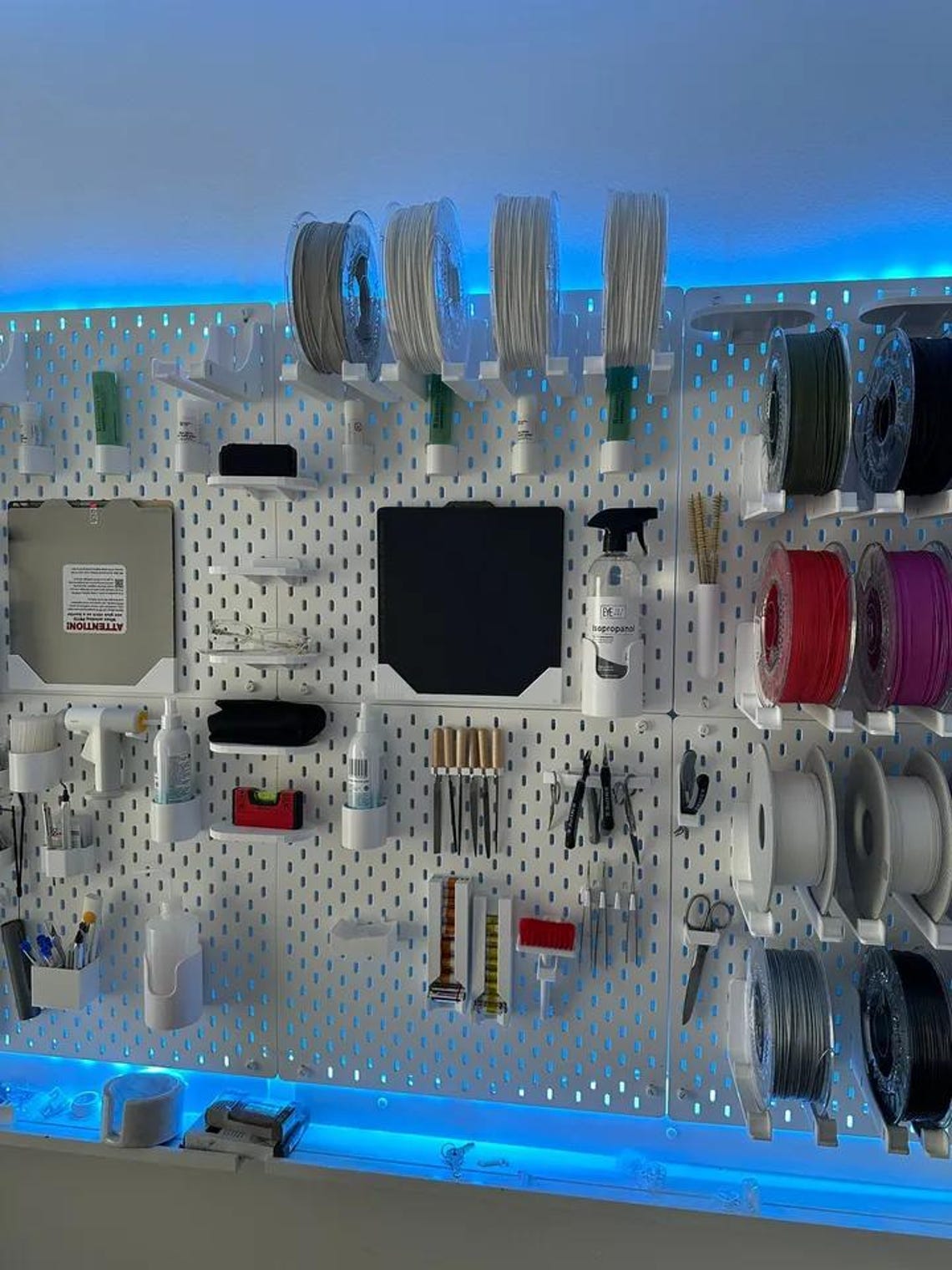 Skadis Filament Spool Holder | STL File | 3D Printing | Dual Direction ...