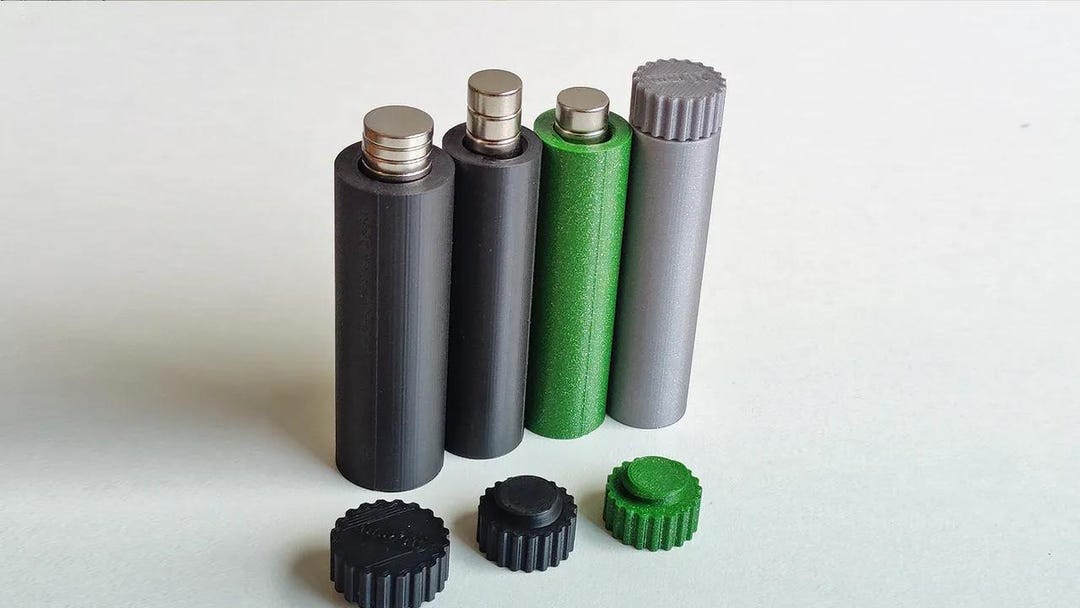 Safe Magnet Storage Printable Tubes | STL File | 3D Printing ...