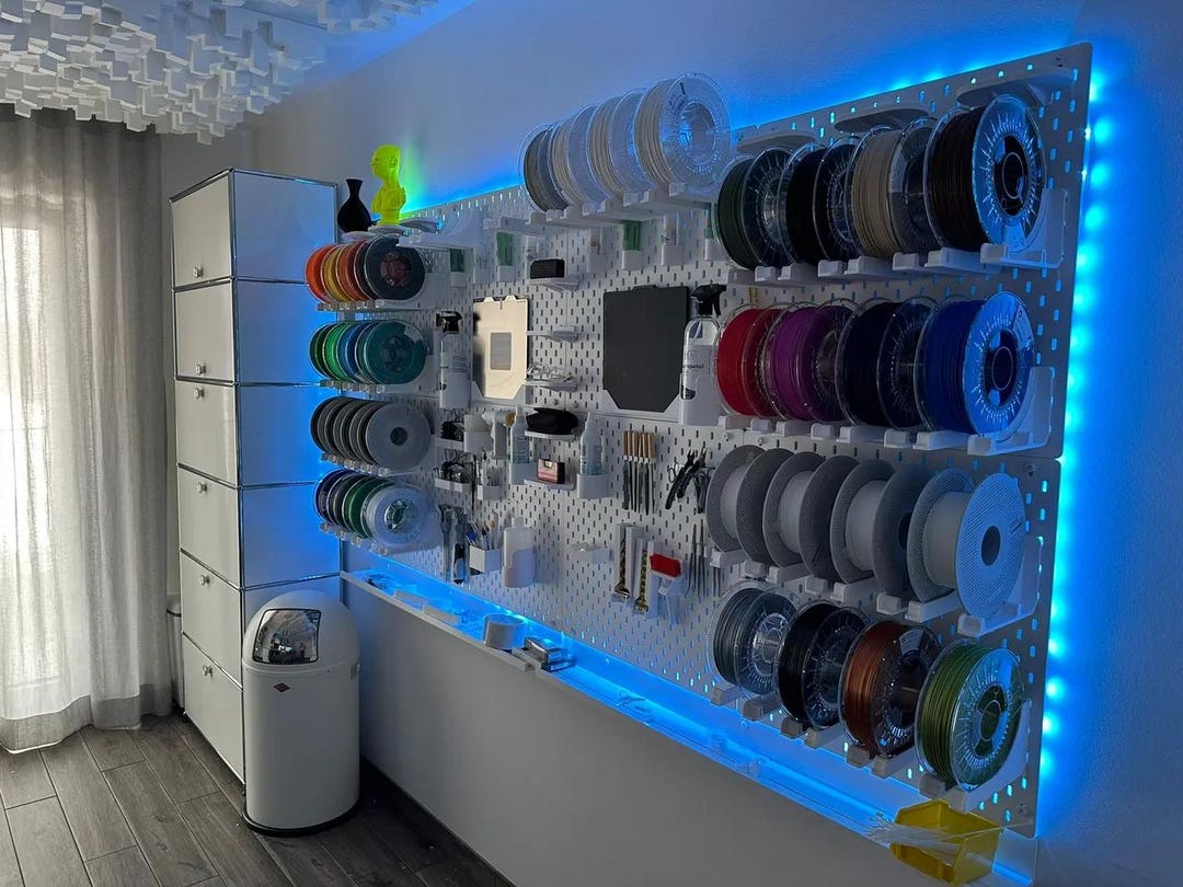 Skadis Filament Spool Holder | STL File | 3D Printing | Dual Direction ...