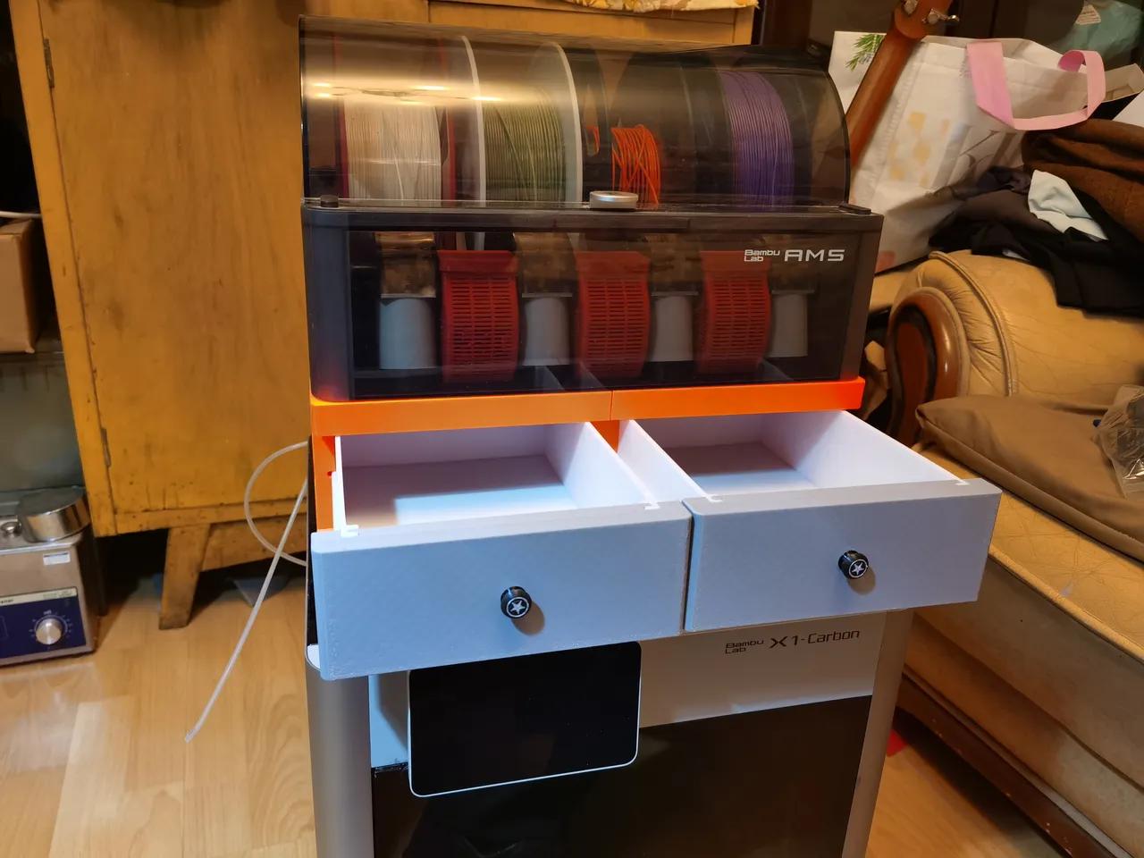 Bambu AMS Drawer Stand Platform | STL File | 3D Printing | Printer ...