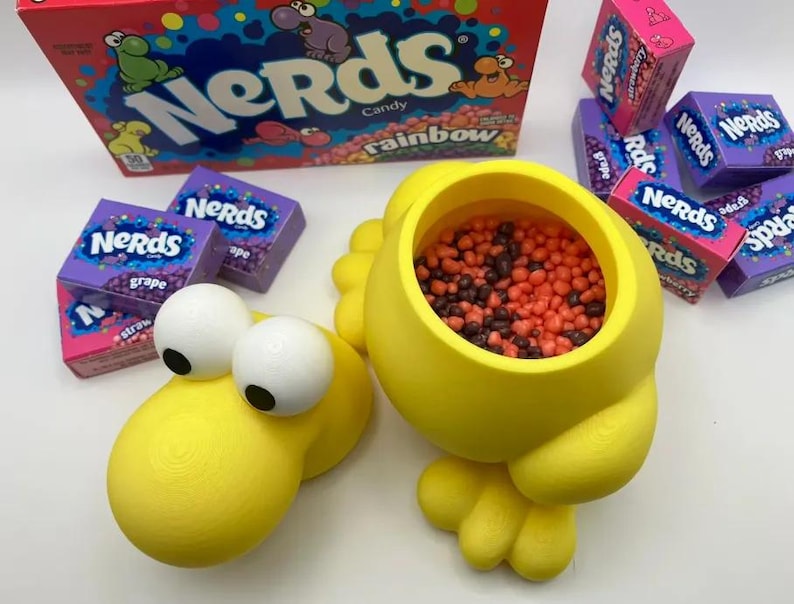 STL Nerds Candy Character Container – Fun 3D Printable Storage Box for ...