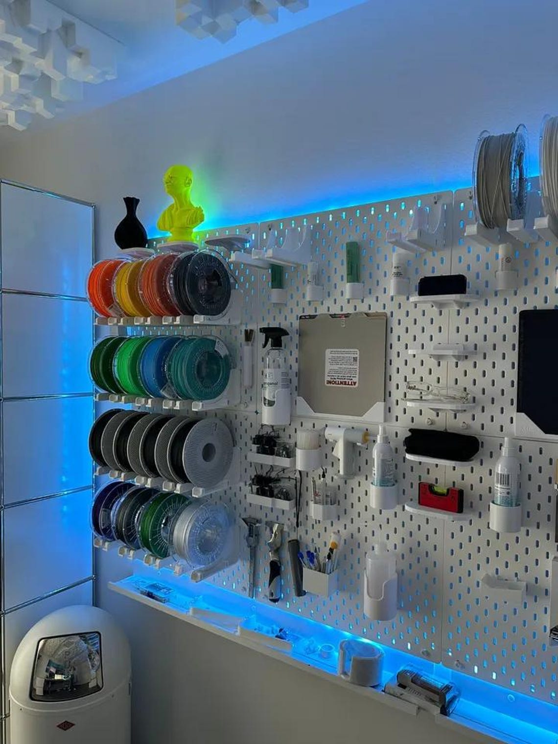 Skadis Filament Spool Holder | STL File | 3D Printing | Dual Direction ...