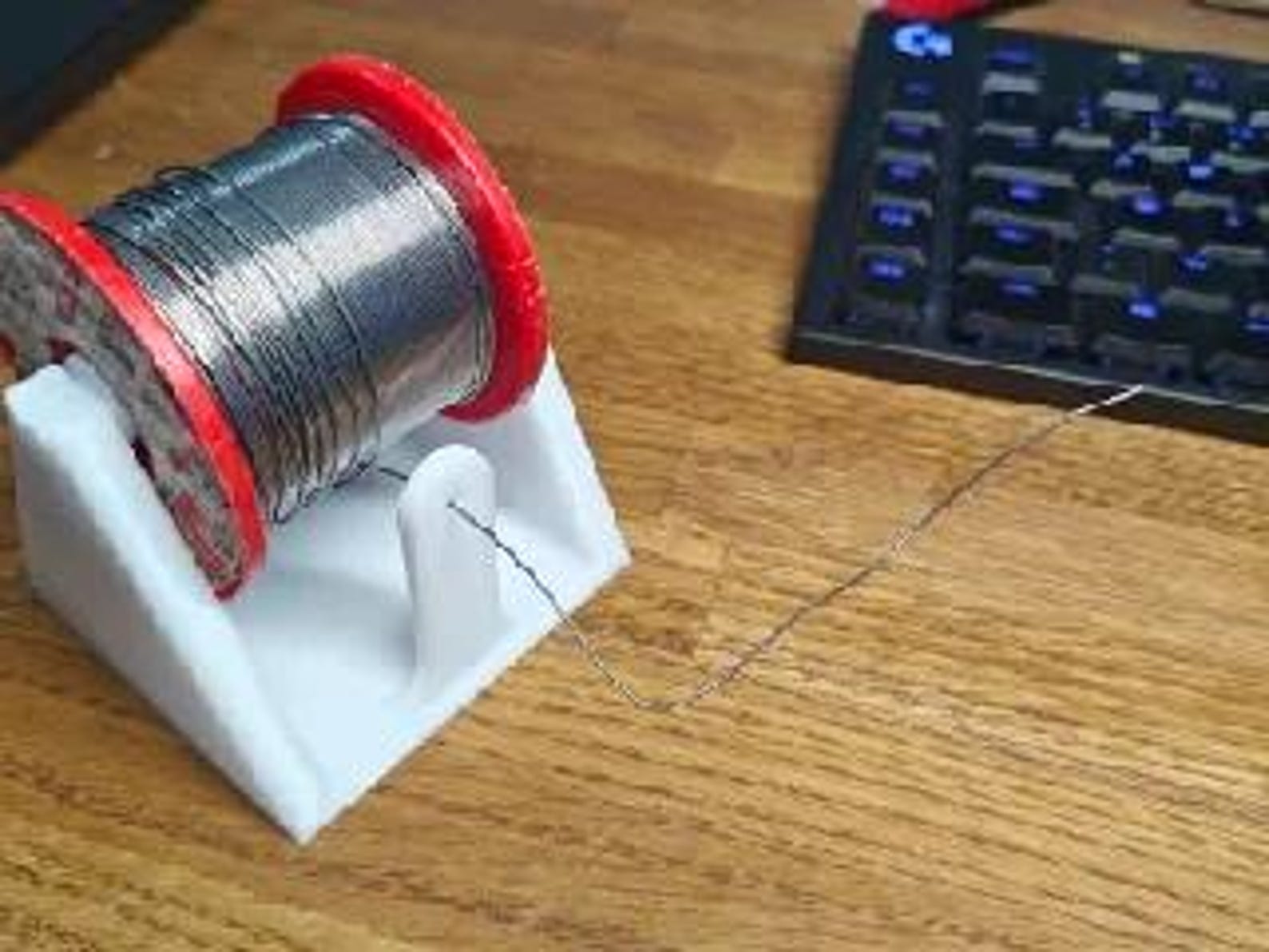 STL Solder Spool Holder – 3D Printable Simple and Efficient Wire Reel ...