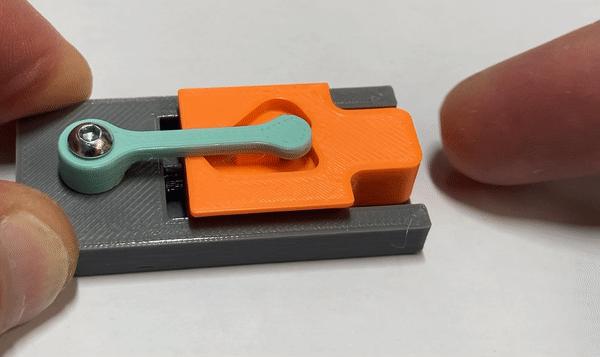 Latch Mechanism V2 Printable Fastener | STL File | 3D Printing ...