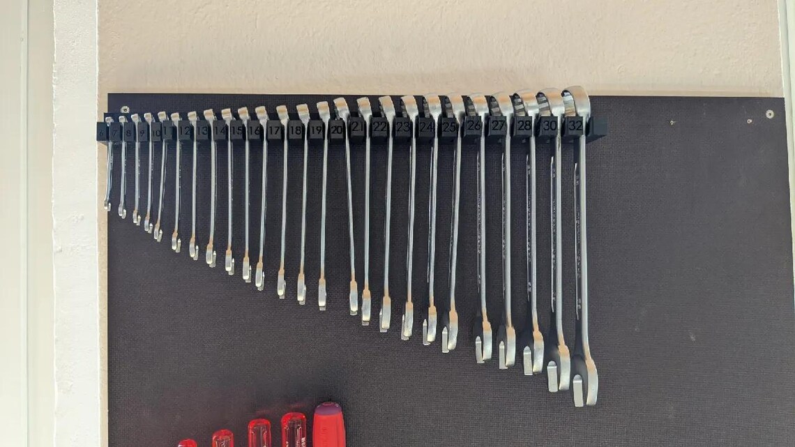 STL Ring Spanner Holder – 3D Printable Wall Mounted Organizer for ...