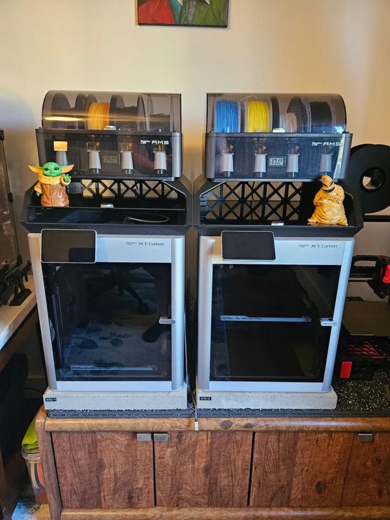 Bambu Lab AMS Stand V2 Riser With Ventilation | STL File | 3D Printing ...