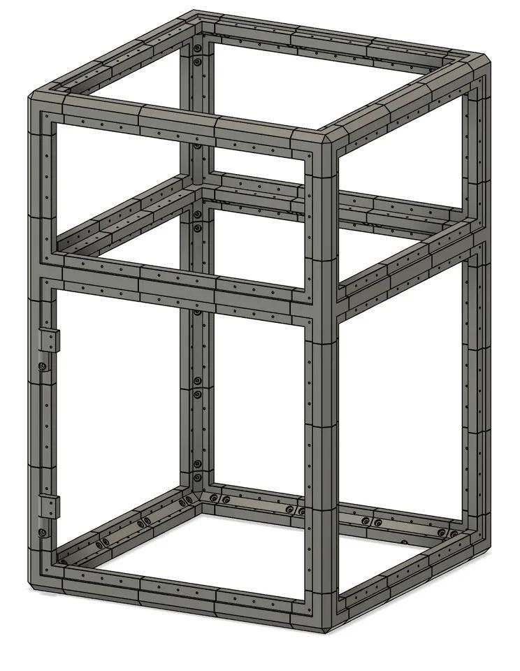 Modular Enclosure Frame for 3D Printers | STL File | 3D Printing | Customizable Panel Structure ...