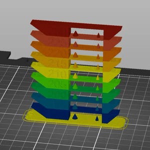 Temperature Tower Pla Petg ABS ASA for Prusa Mini Mk3s Mmu2s | STL File | 3D Printing ...