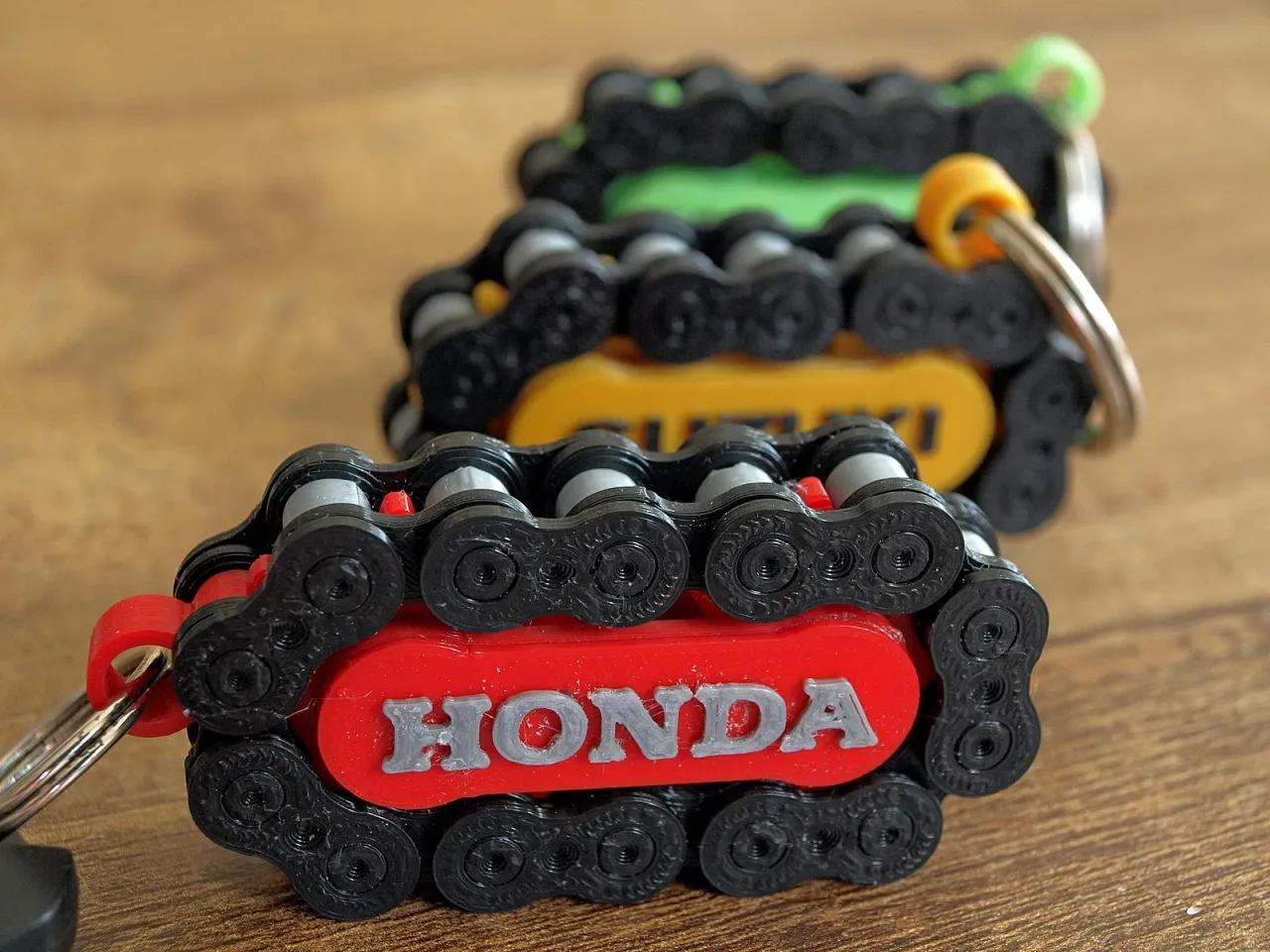 Motorcycle Roller Chain Key Ring Model | STL File | 3D Printing ...