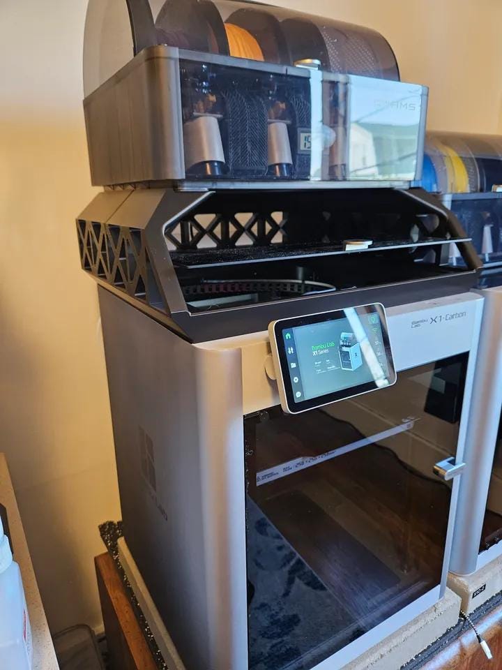 Bambu Lab AMS Stand V2 Riser With Ventilation | STL File | 3D Printing ...