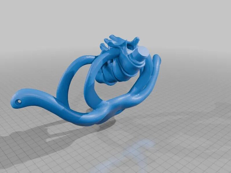 STL Spine Wall Mount for Anatomical Human Skull – 3D Printable Support ...
