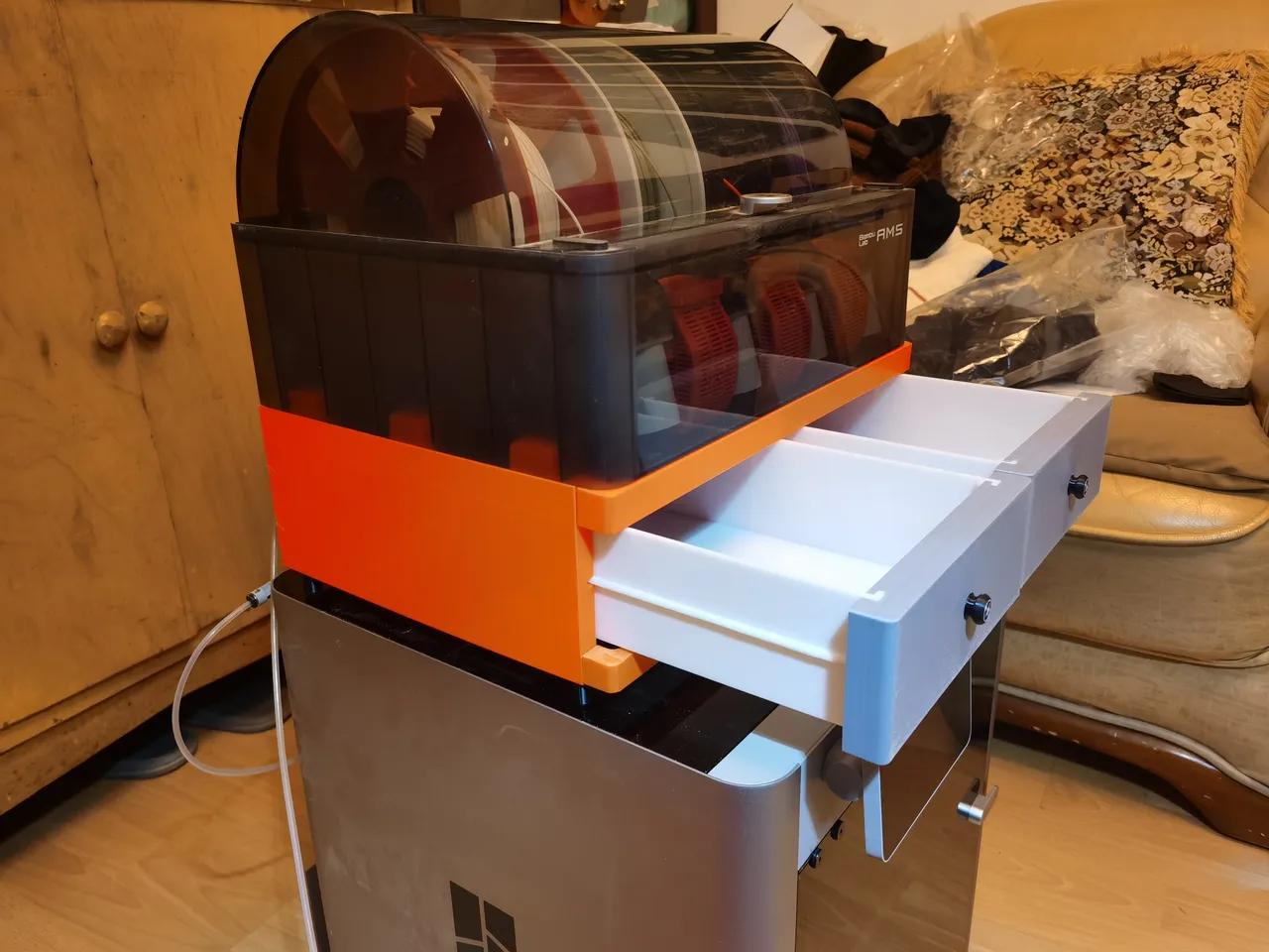 Bambu AMS Drawer Stand Platform | STL File | 3D Printing | Printer ...